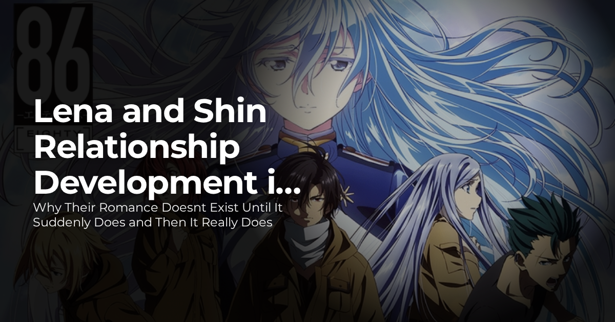 Lena and Shin Relationship Development in 86 Eighty Six · Anime Posts