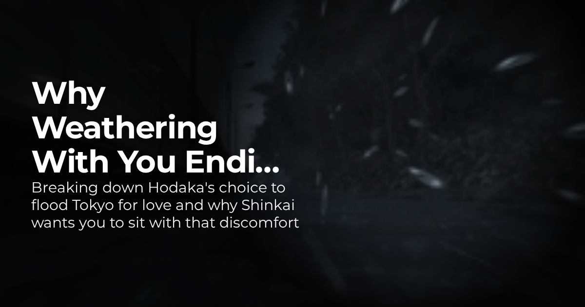Why Weathering With You Ending Still Divides Fans · Anime Posts